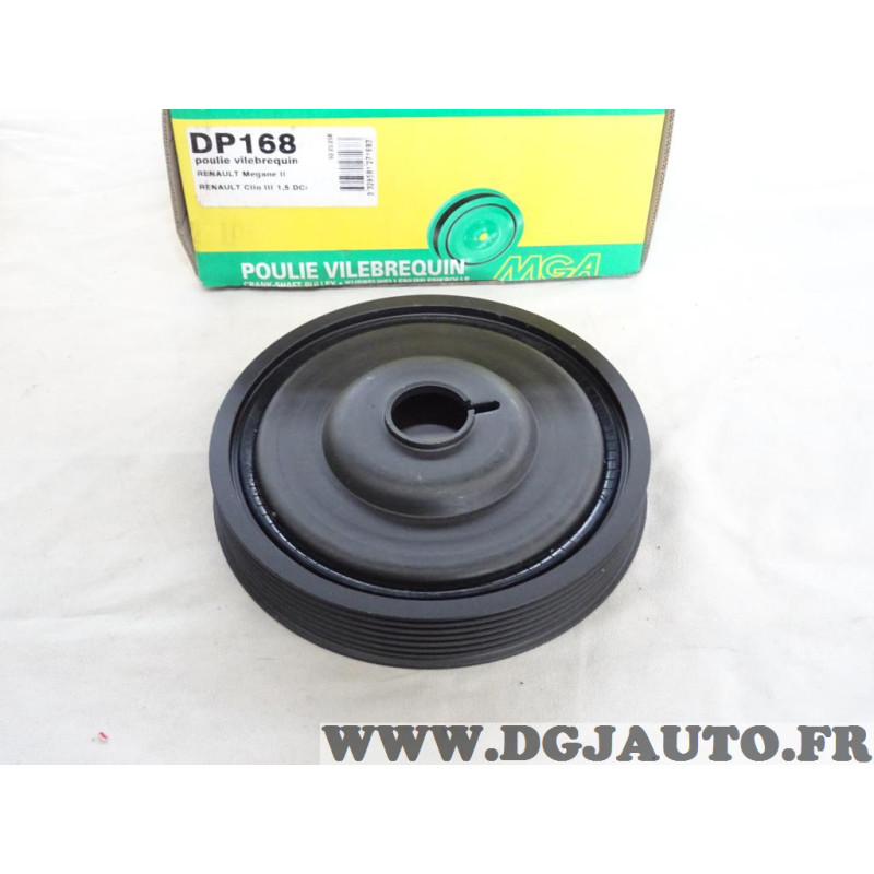 Poulie damper vilebrequin MGA DP168 pour renault kangoo 1 2 I II laguna 2 3 II III megane 2 II ...