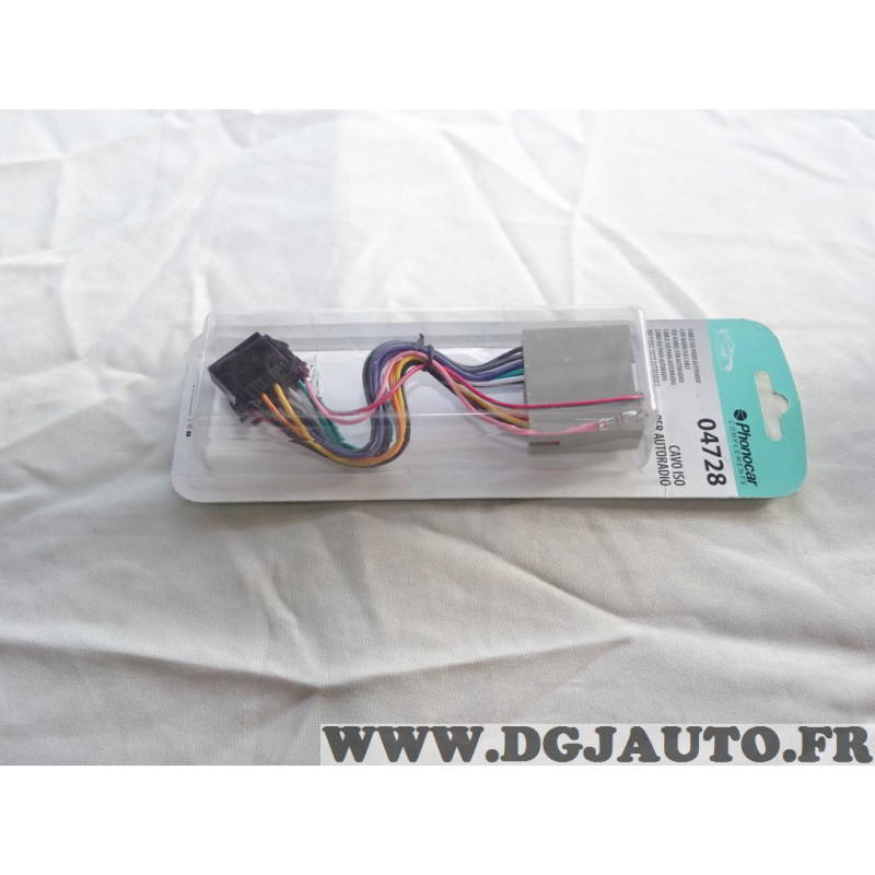 Cable faisceau branchement poste radio auto radio Phonocar 04728 pour ...